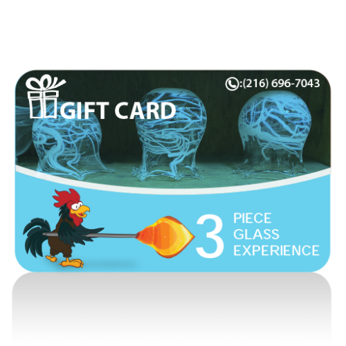 Gift Card: 2 Piece Glass Blowing Experience - Glass Bubble Project