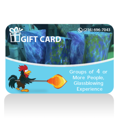 Gift Card: 2 Piece Glass Blowing Experience - Glass Bubble Project